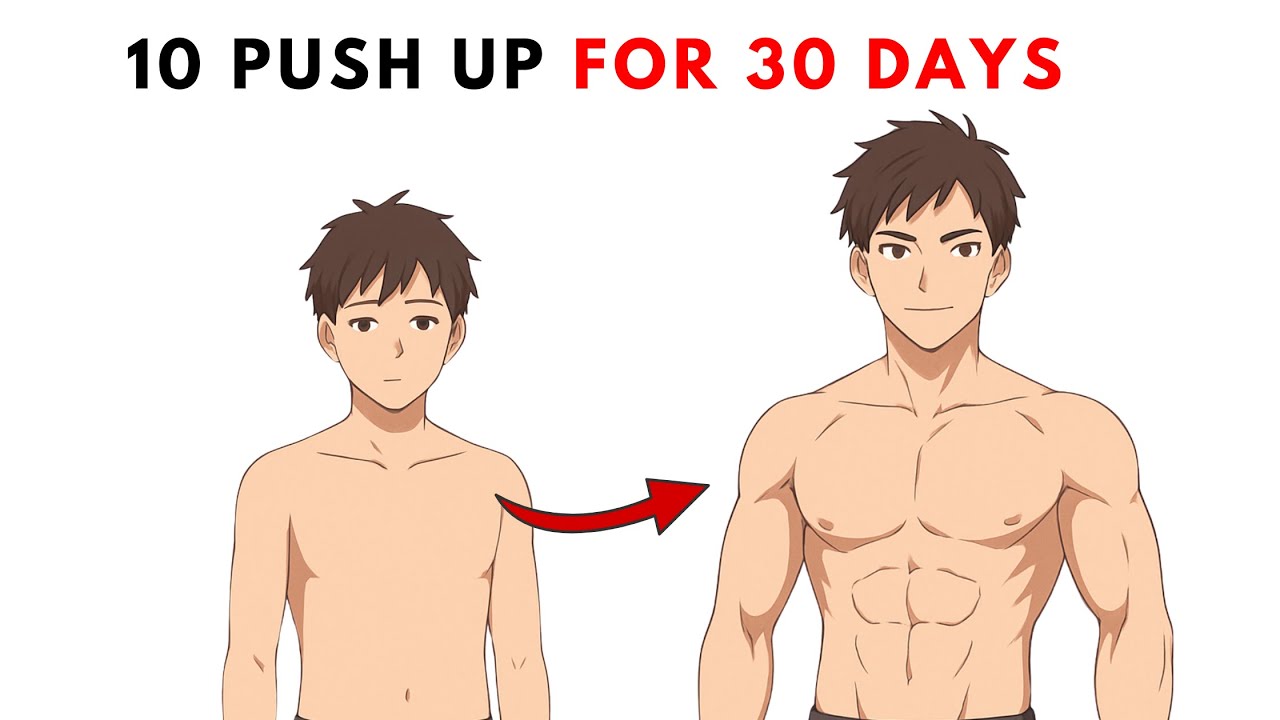 I Did 10 Pushups Every Day For 30 DAYS (Here’s What Happened) - YouTube