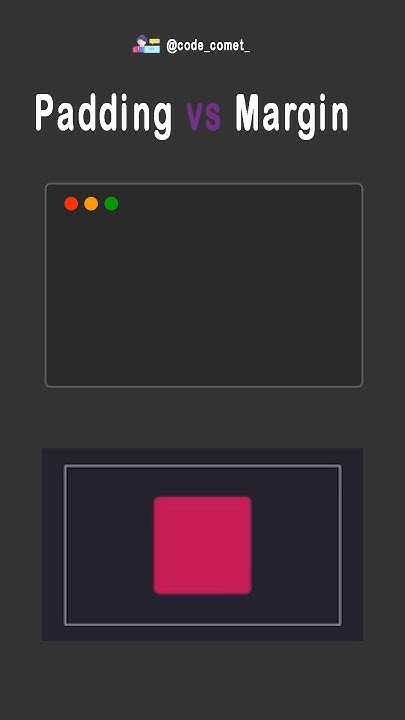 Differentiate Padding vs Margin in CSS #coding - YouTube