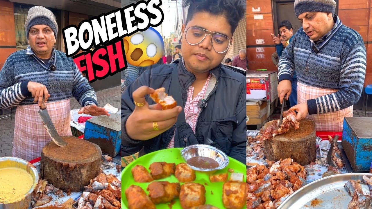 Jammu Most Popular Boneless Fish Eating Challange 😱😋|Kanda Lover| - YouTube