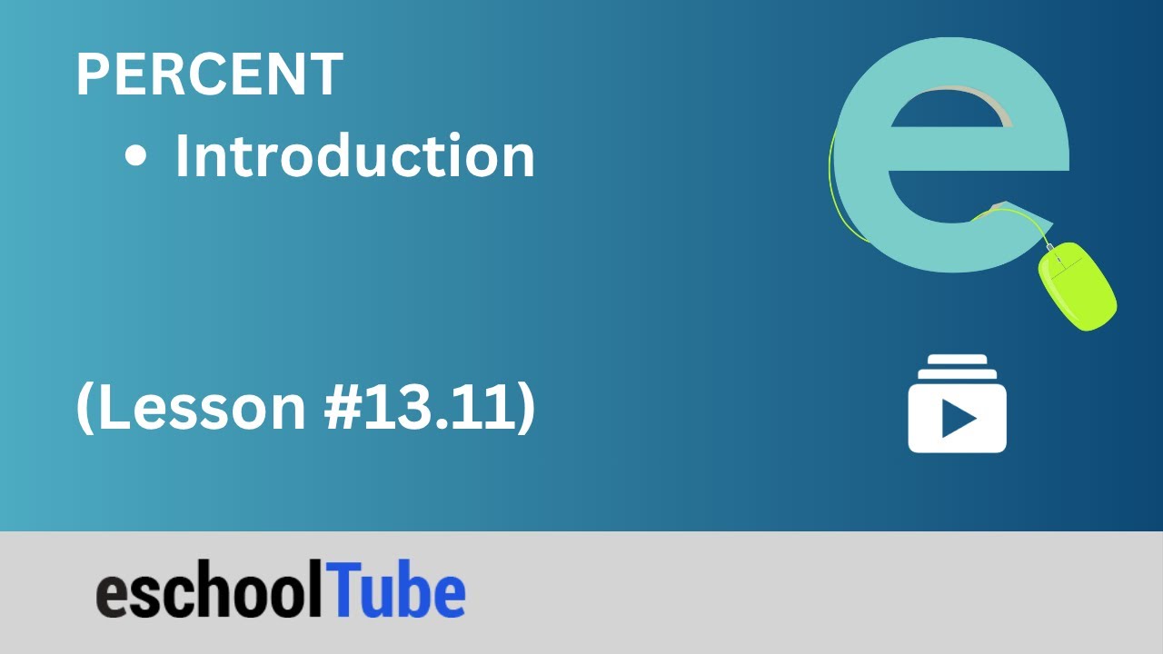 [P7.1] Introduction to PERCENT: What percentage means #percentage_math ...