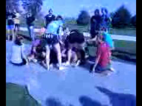 Iowa CRU Fall Getaway-Watermelon Wrestling - YouTube