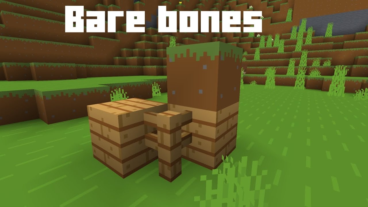 review texture pack bare bones|texture nya mirip trailer minecraft ...