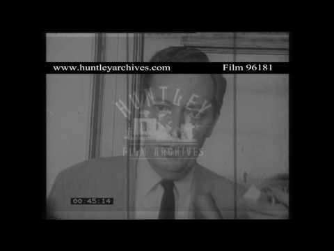 Jim Garrison on the Kennedy Assassination, 1967. Archive film 96181 ...