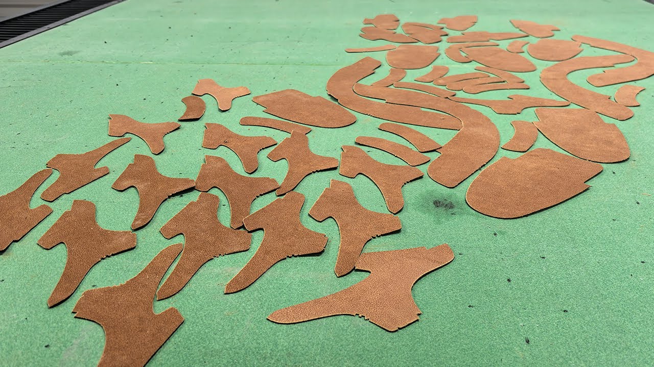 CNC Leather Cutting Machine | Full Process of Grading and Automatic ...