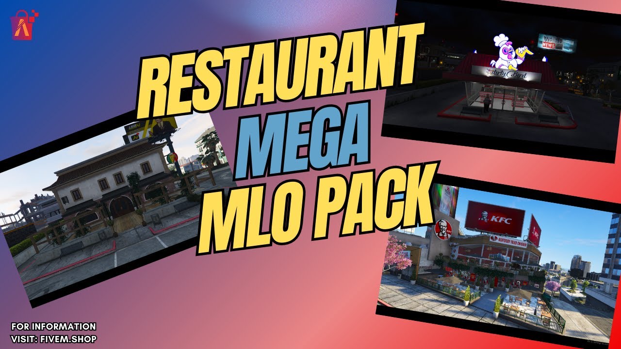 FiveM Restaurant MLO Pack #fivem #restaurant #mlo - YouTube
