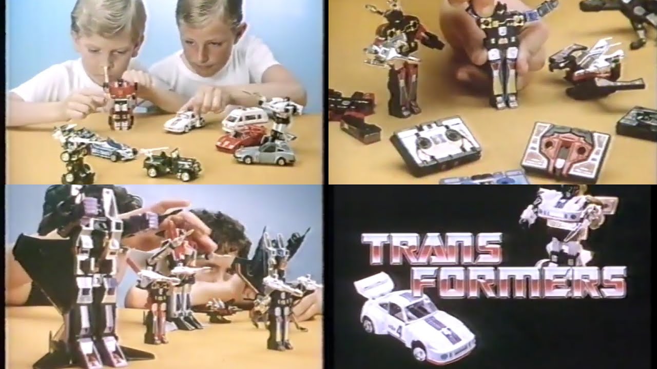 Transformers generation one 1984 first UK toy commercial. G1 tv advert ...