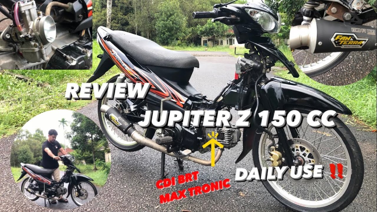 JUPiTER Z 150 CC DAiLY USE ‼️ RASIO YYPANG MALAYSIA - EXHAUST FANTERA ...