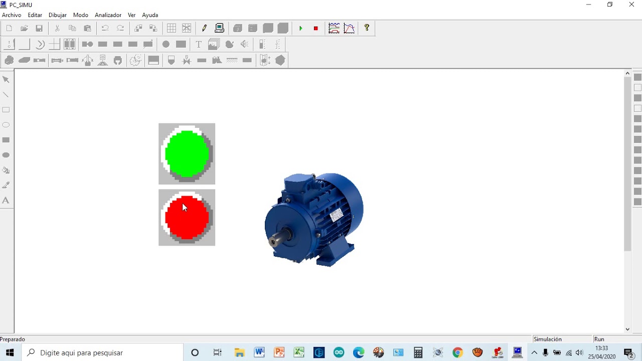 Aula 2 - Automação Industrial - Ladder, PC Simu e Cade Simu - Partida ...