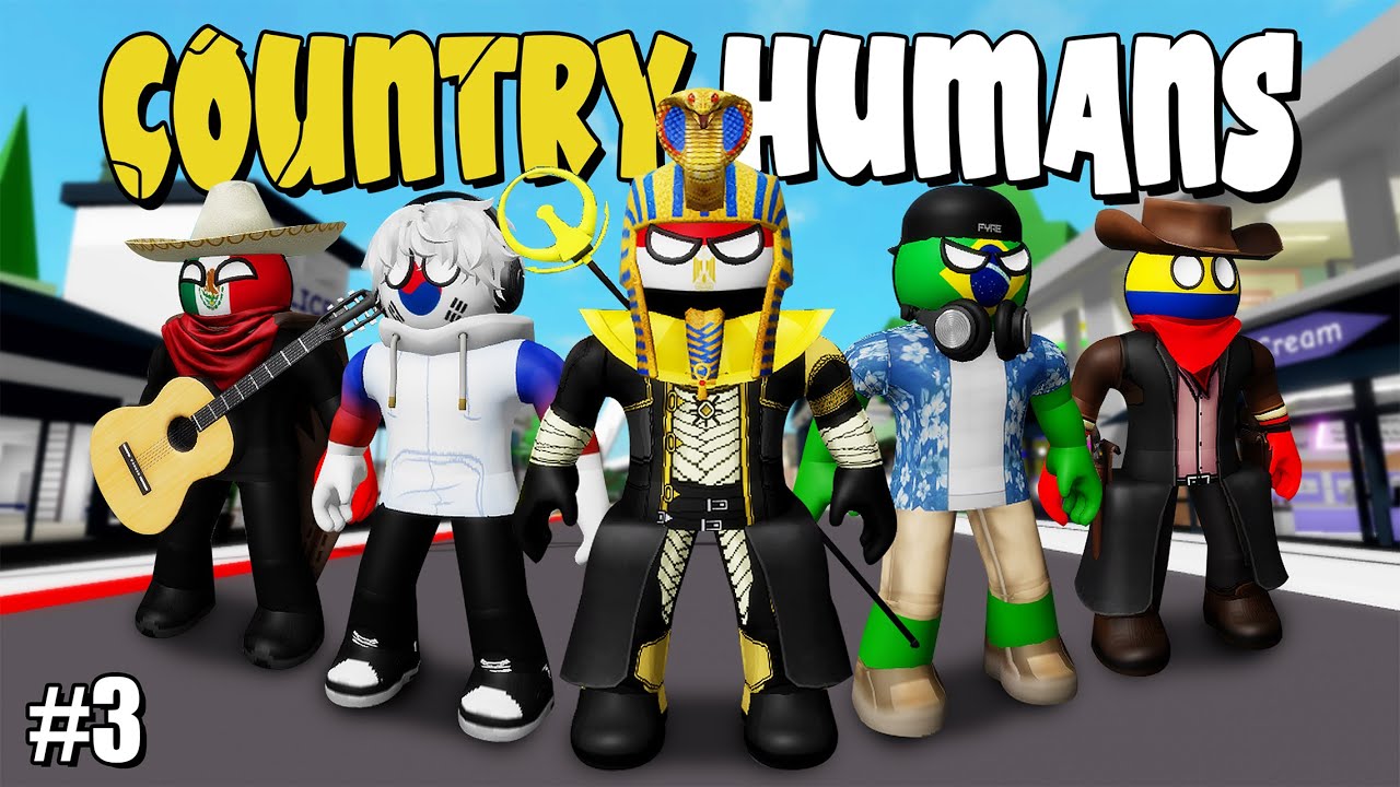 5 COUNTRYHUMANS Outfit Ideas In Brookhaven W/ID - Roblox Part 3 - YouTube