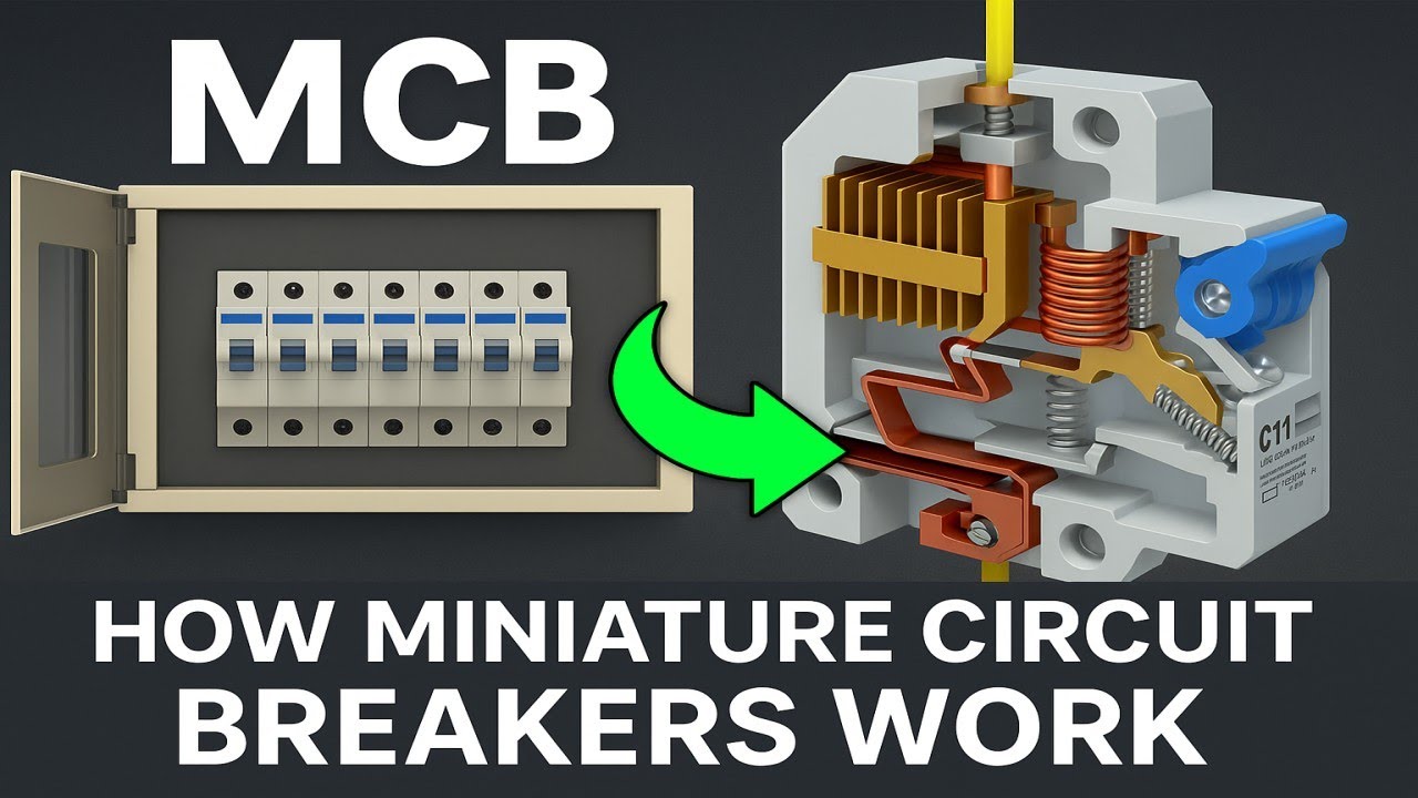 How MCB Works: Miniature Circuit Breaker Explained with Animation - YouTube