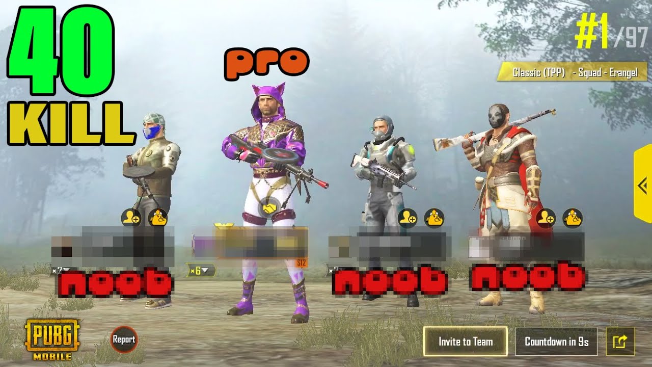 NEW RECORD! WE KILLED 40 ENEMIES | PUBG MOBILE - YouTube