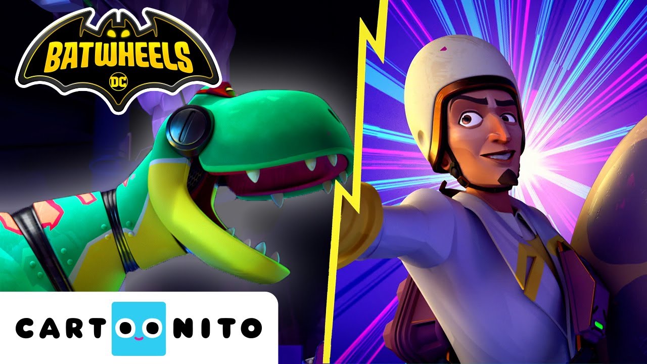 T-Rex, Egghead and the Dino-robot | Batwheels | @cartoonito - YouTube