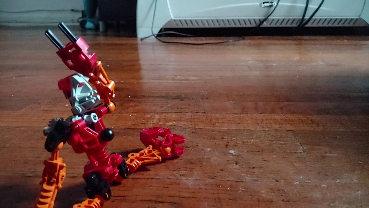 Lego bionicle stop motion test: tahu - YouTube