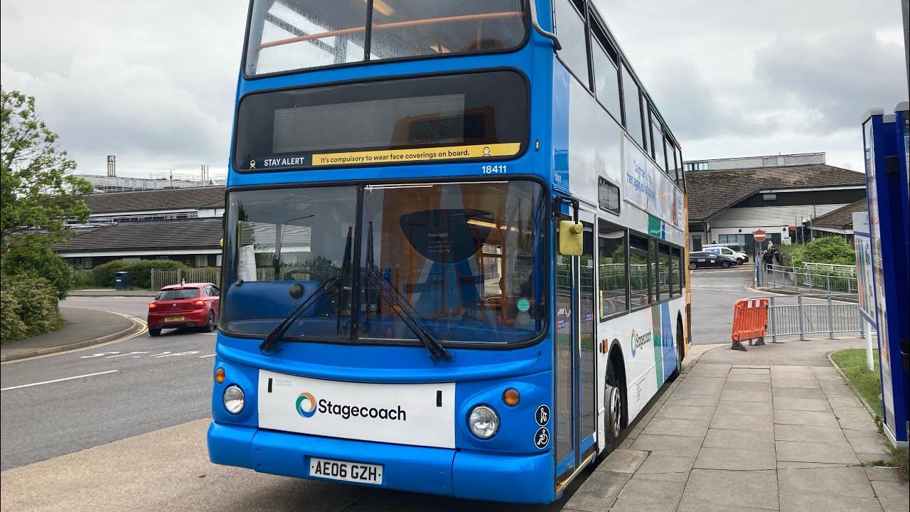 **Hillclimb+Downshifts** Voith ALX400 Trident 18411 AE06GZH On Route 26 ...