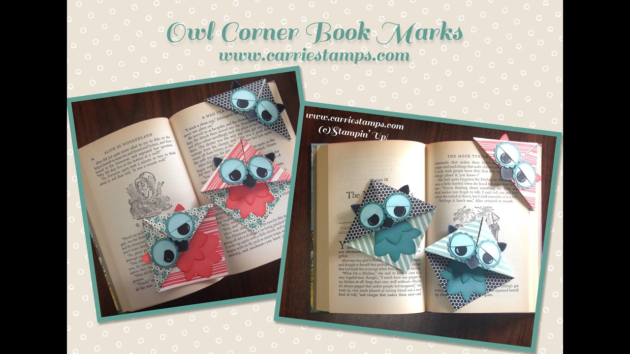 Corner Book Marks - YouTube