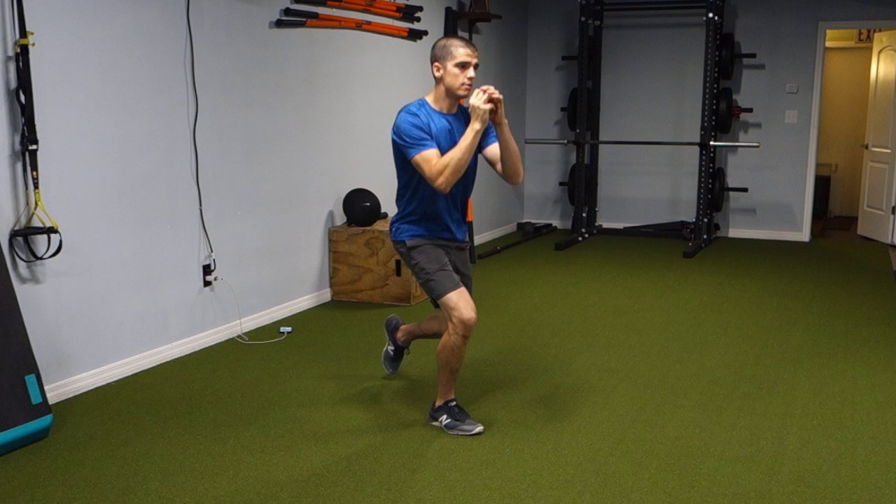 Reverse lunge to front kick - YouTube