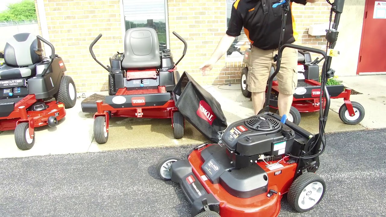 Product demonstration of the Toro Timemaster - YouTube