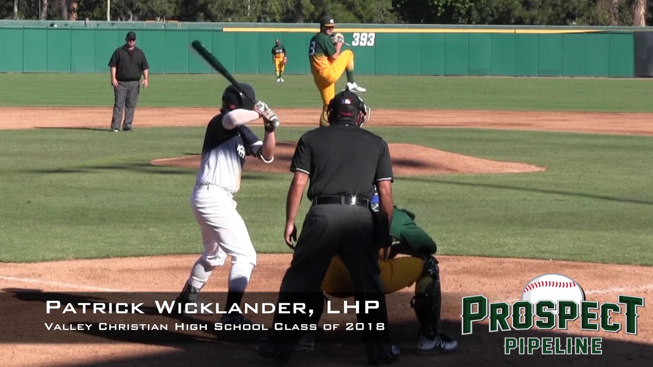 Patrick Wicklander Prospect Video, LHP, Valley Christian High School ...