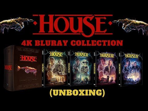 House 1-4 4k Ultra HD Bluray Collector's Edition Unboxing. (First Time ...