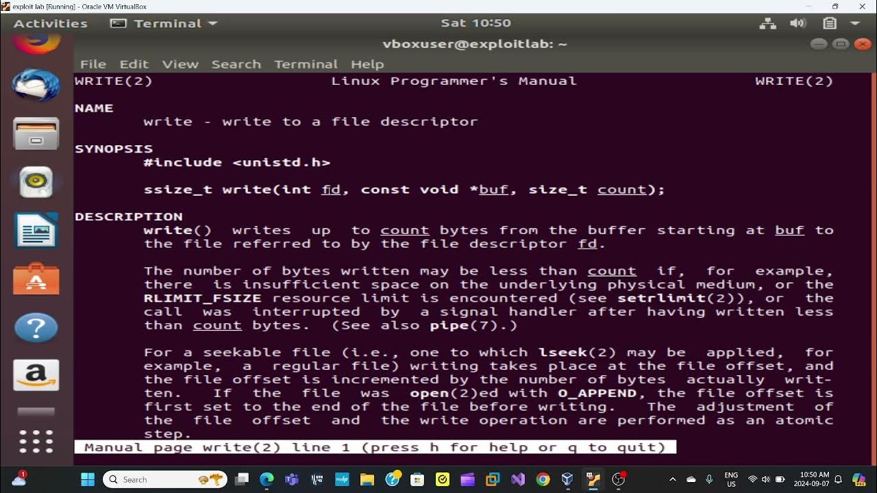 Using Write Syscall In 32 Bit Assembly Youtube