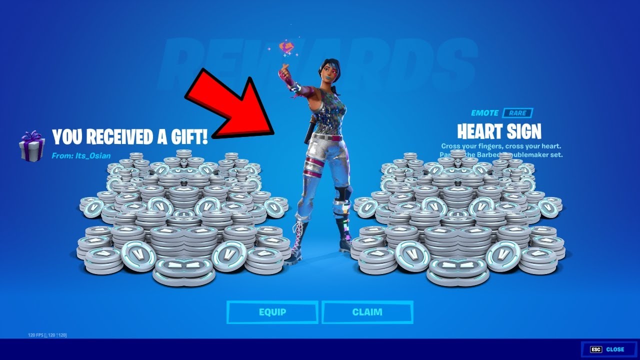 FREE V BUCKS IN FORTNITE ITEM SHOP! - YouTube