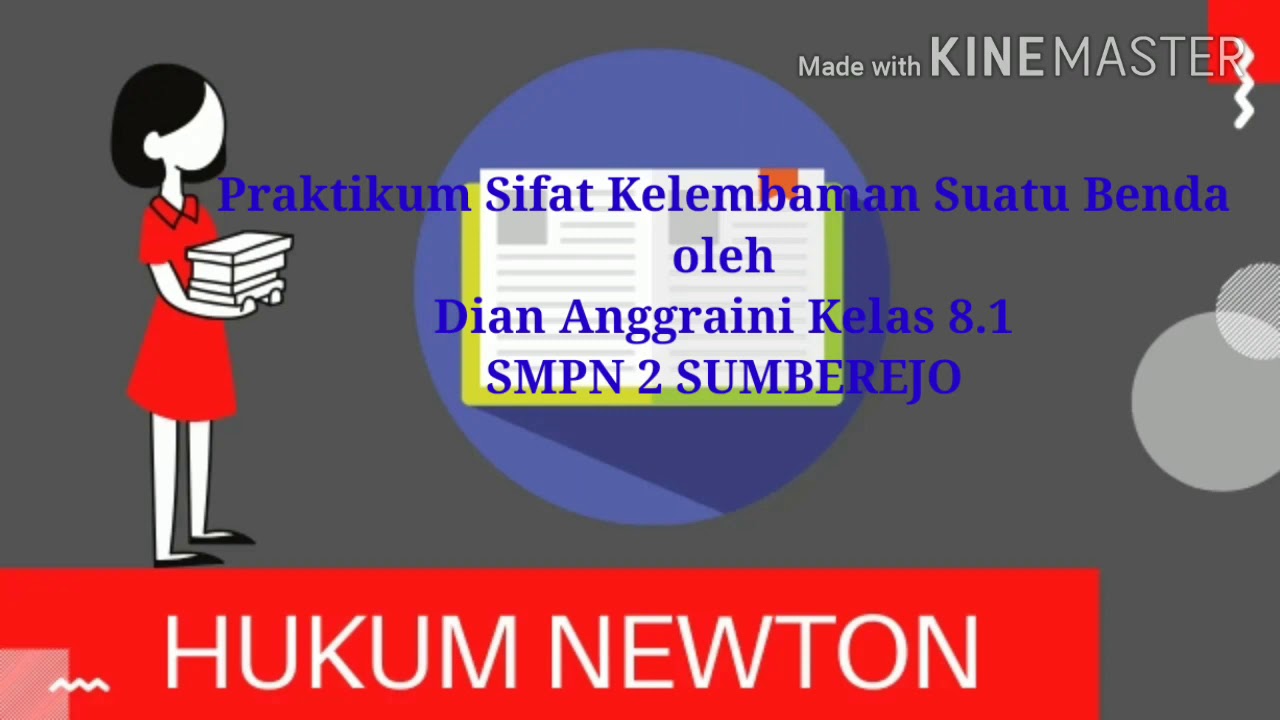Praktikum Sifat Kelembaman Suatu Benda (Hukum 1 Newton) - YouTube