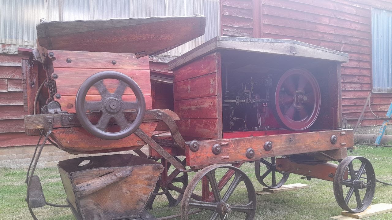 R. Yates & Sons Root Chopper with Amanco open crank engine at 2023 ...