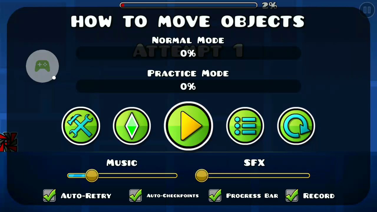How to move objects in gd - YouTube