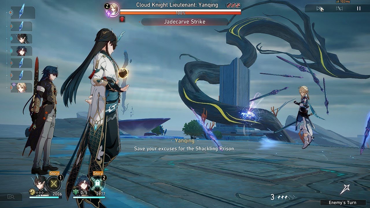 Dan Heng & Blade vs Yanqing Boss Fight - Honkai Star Rail - YouTube