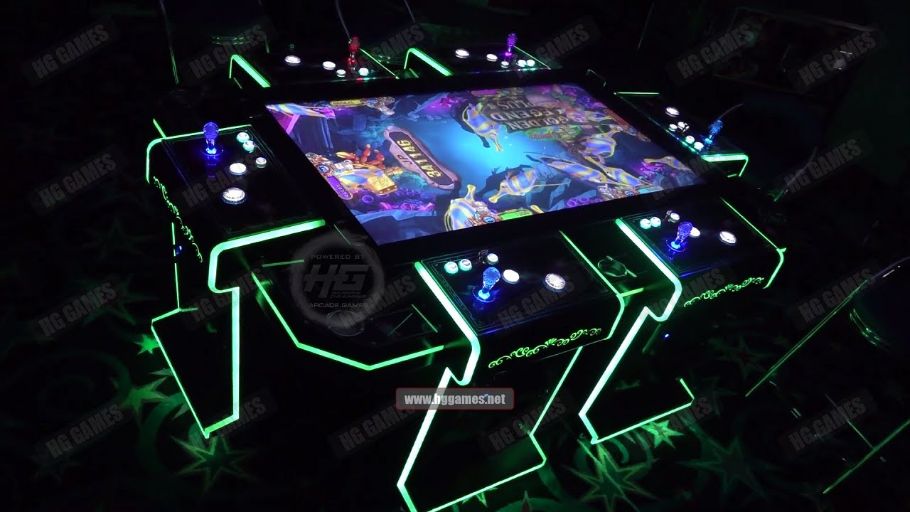 Luxury Classic 55" Screen 6 Players Arcade Fish Game Machine - YouTube