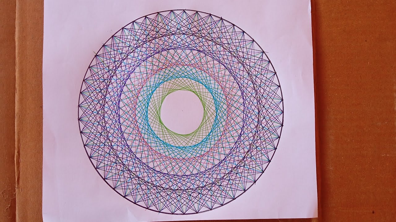 geometry drawing | circle drawing | 16/6 #draw #geometry #3ddrawing # ...