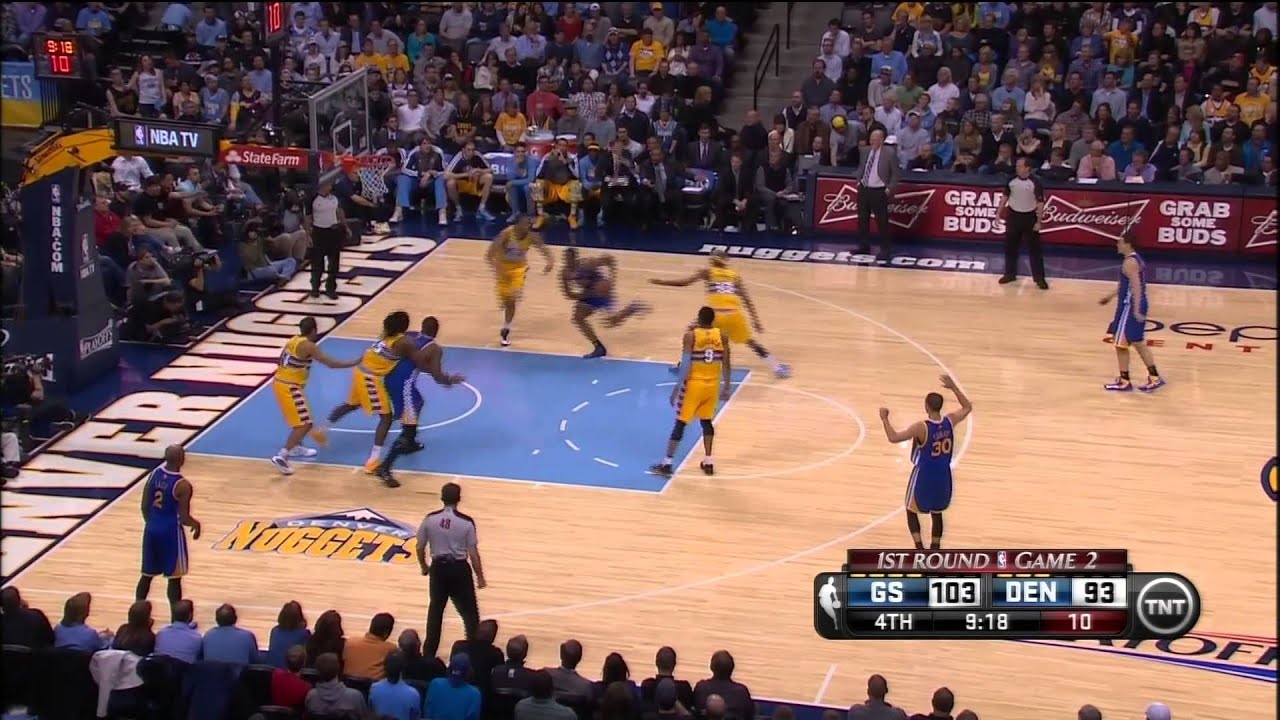 dunk highlights Golden State Warriors vs Denver Nuggets game2 4/23/13 ...