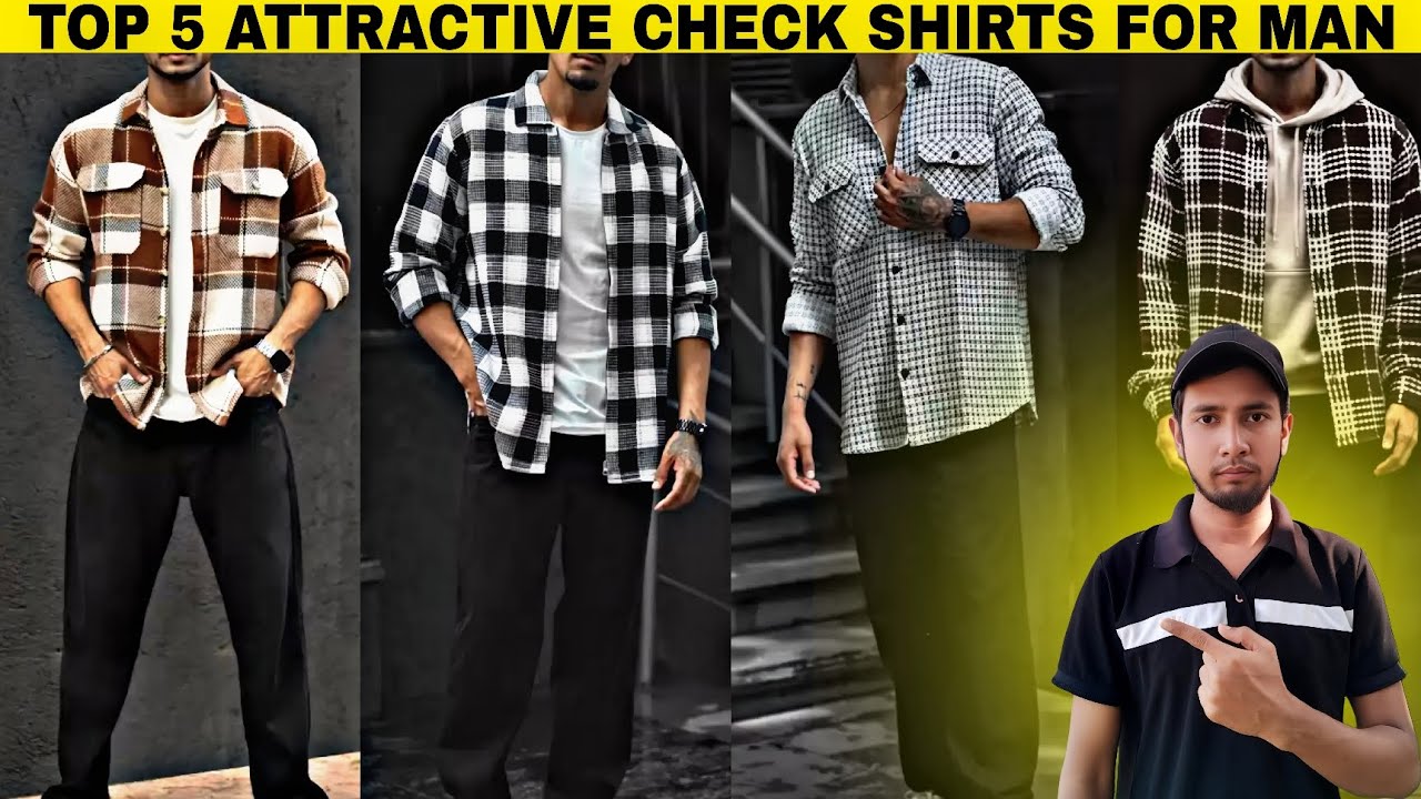 Best Check shirts for men 2025 || most attractive check shirts || MD ...