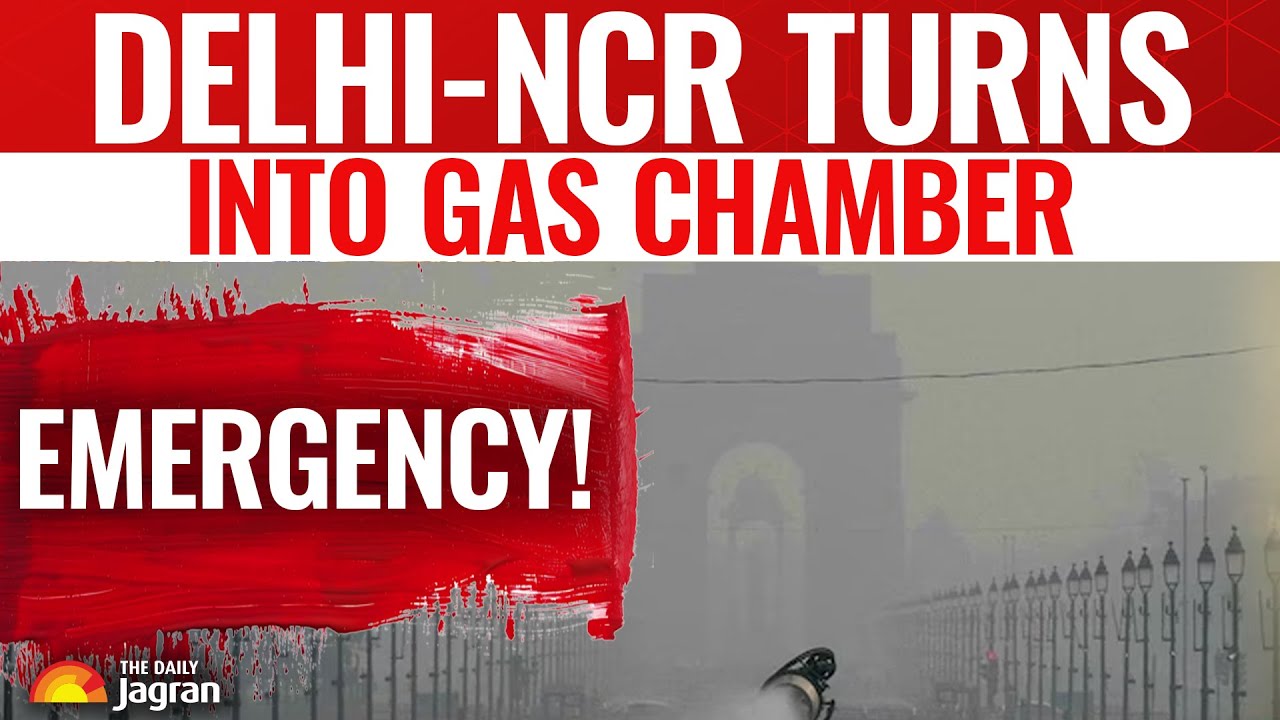 Shocking Visuals: Delhi-NCR Blanketed in Deadly Toxic Smog As AQI Soars ...