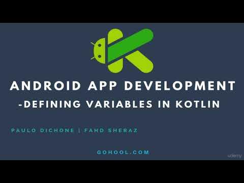 11 - Variables in Kotlin - Kotlin Developer Course - Build Android Apps in Kotlin - YouTube