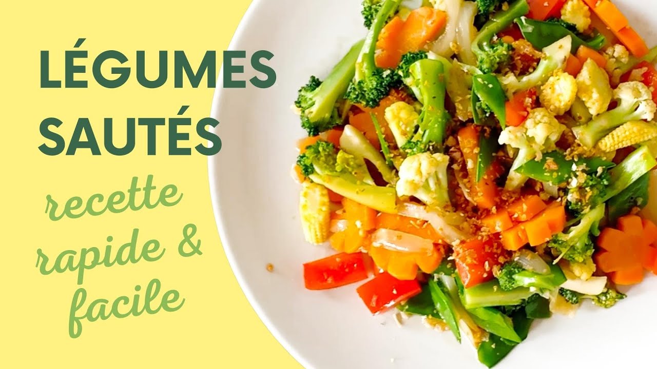 Légumes sautés au wok | recette de cuisine thaïlandaise | facile et ...