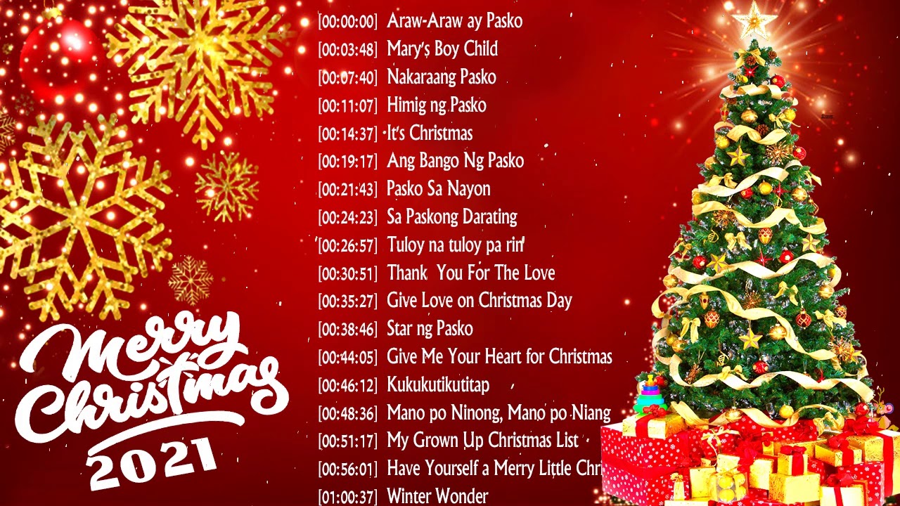 Paskong Pinoy 2021 Traditional Filipino Christmas Carols🎁Best Tagalog ...