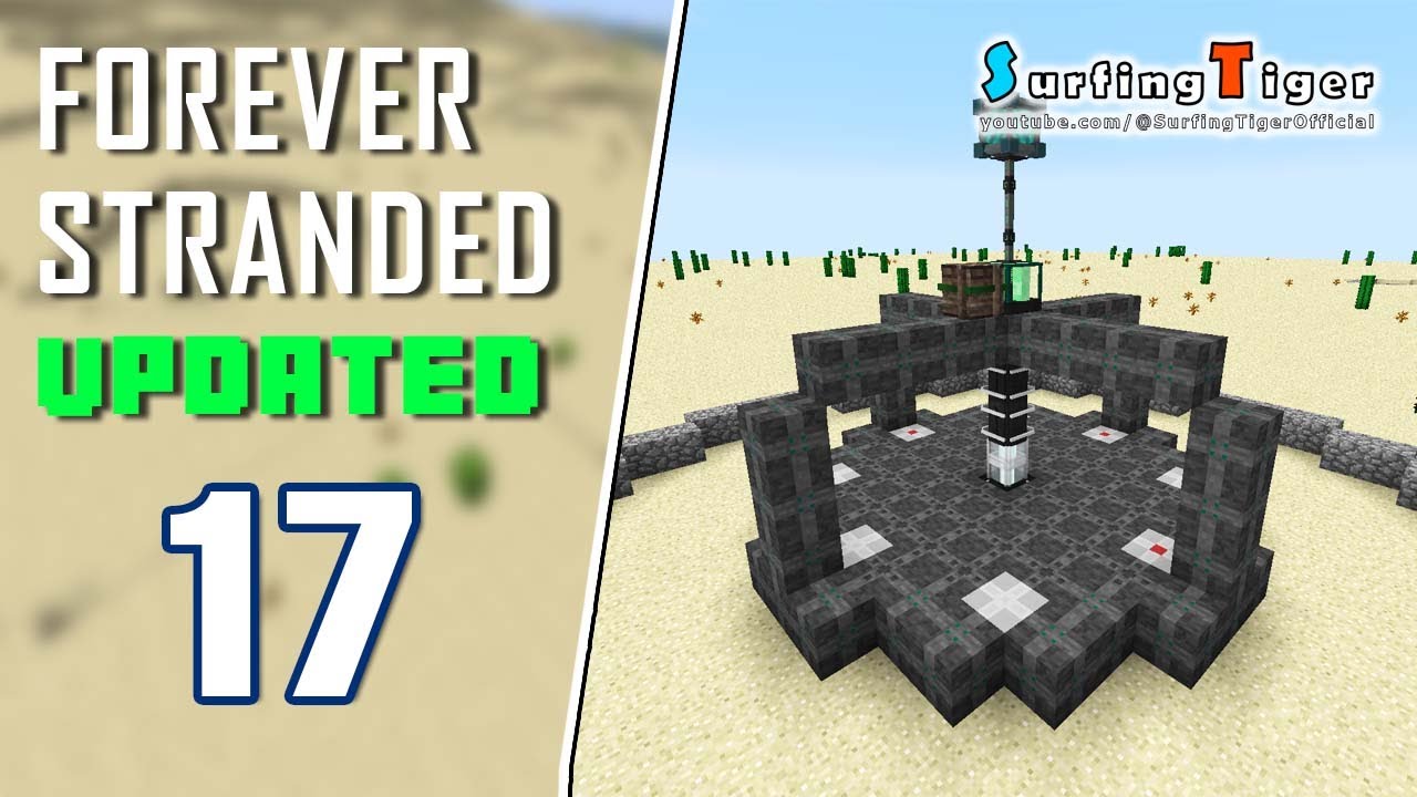 Forever Stranded UPDATED Minecraft E17 - VOID RESOURCE MINER - YouTube