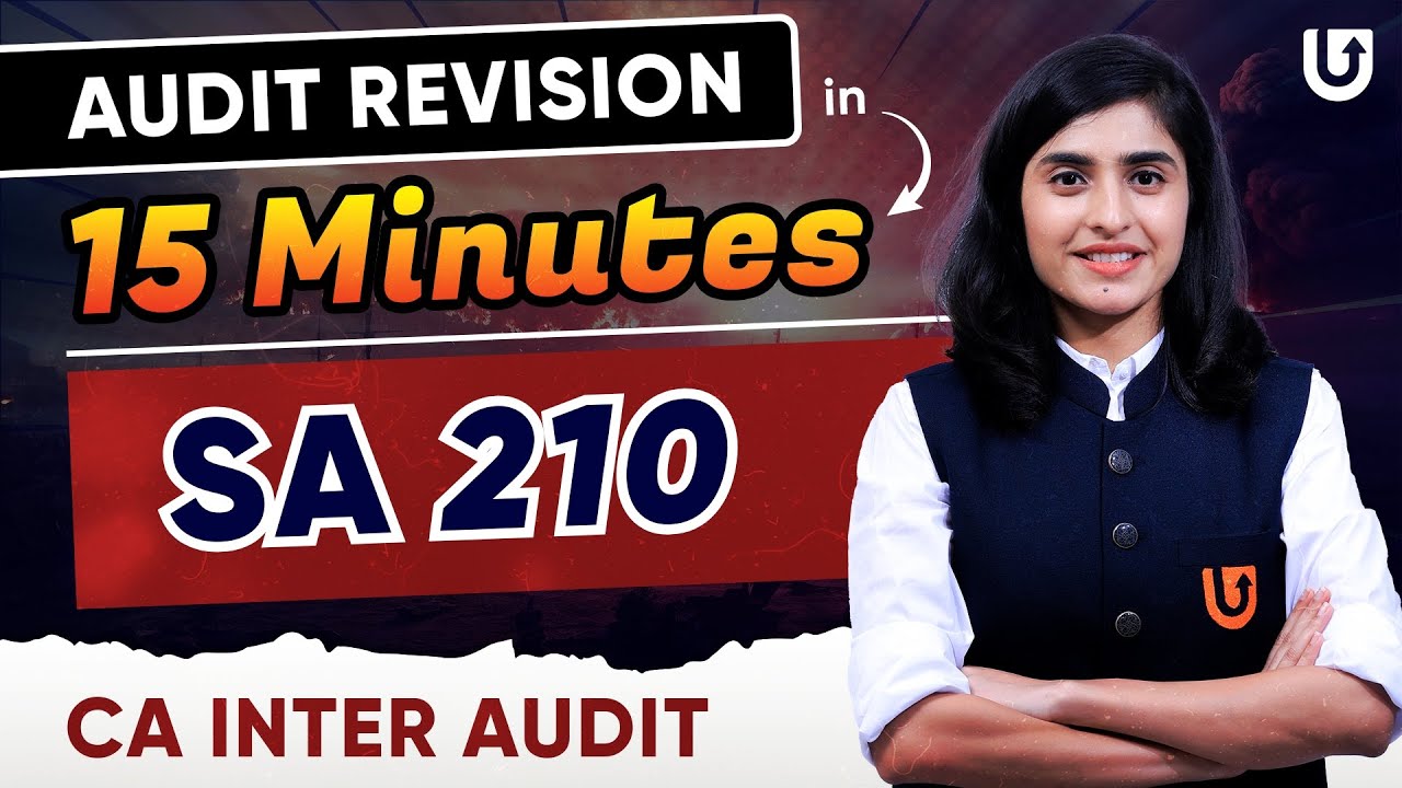 SA 210 Revision | CA Inter Audit | CA Inter Audit Jan 2025 | CA Deepika ...