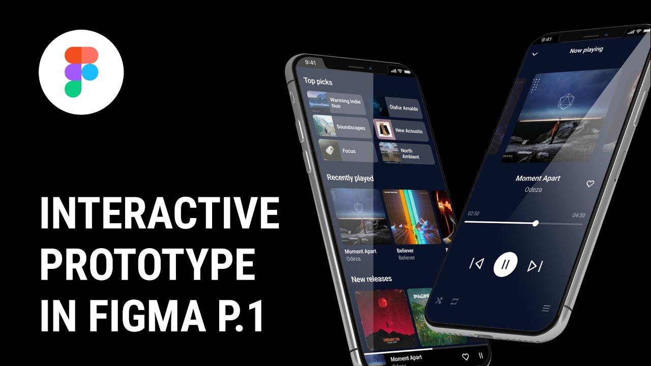 Figma tutorial: Interactive music app - P1 - YouTube
