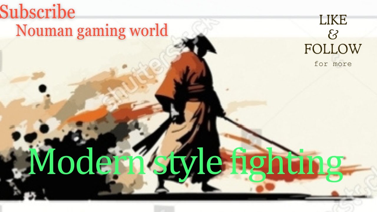 shadow fight 4 modren style fighting - YouTube