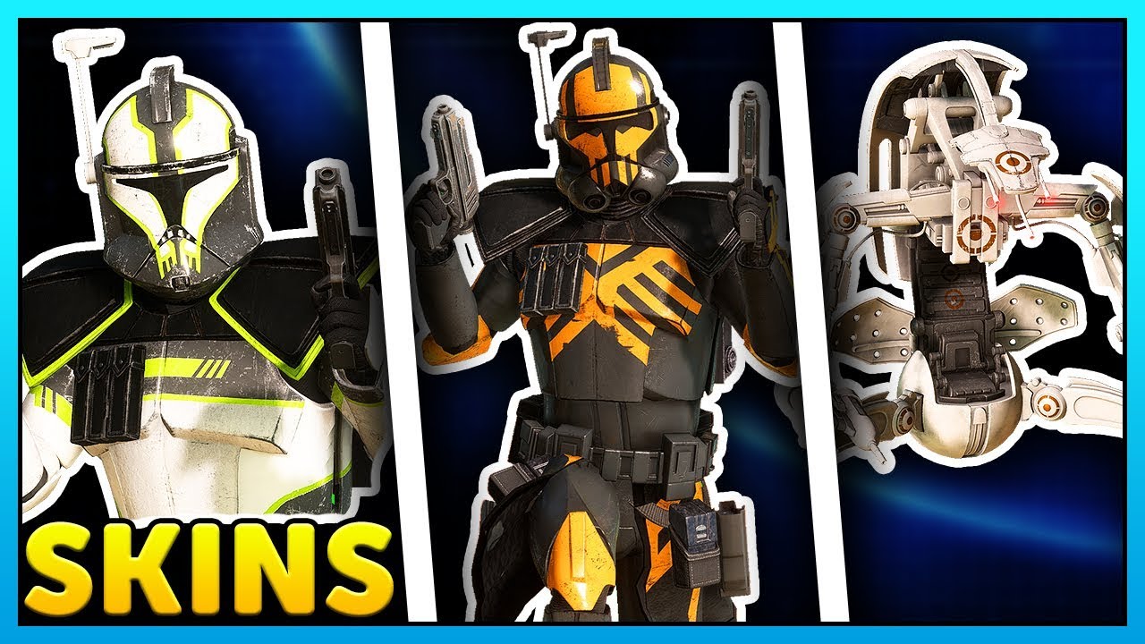 ALL Reinforcement Skins Gameplay - Star Wars Battlefront 2 - YouTube