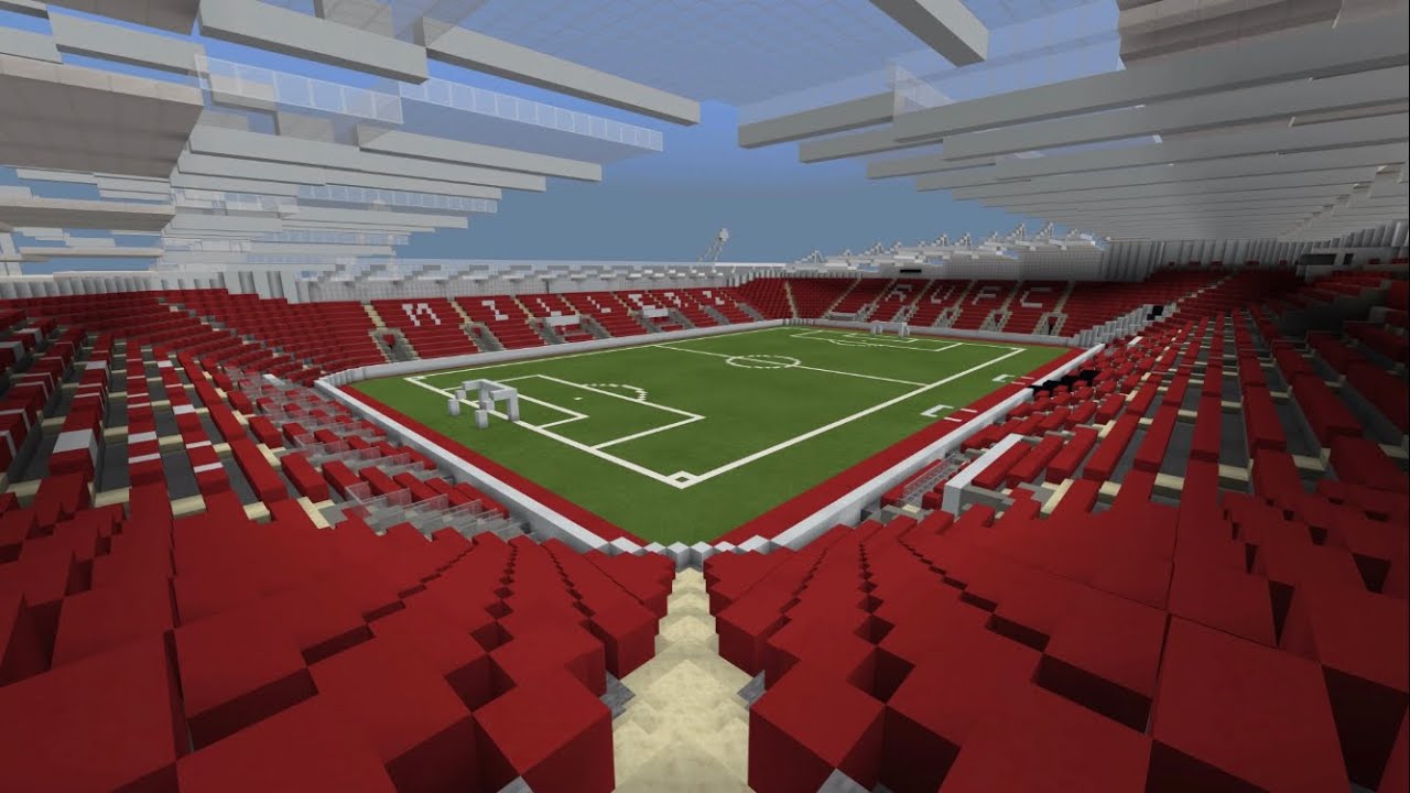 Minecraft-stadium- AESSEAL New York Stadium (Rotherham United FC) - YouTube