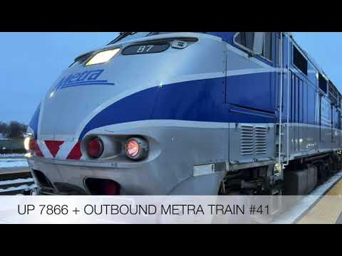 The Complete Metra Evening Rush Hour At Villa Park On January 10, 2024 - YouTube
