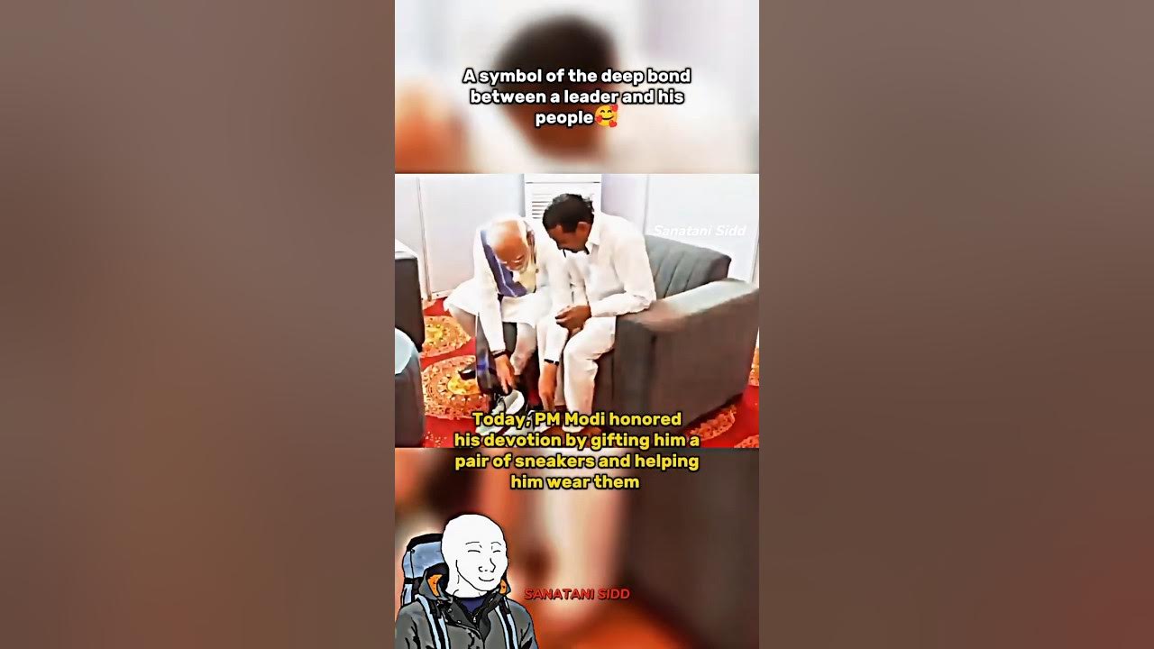 Rampal Kashyap, made a promise 14 years ago to walk barefoot until Modiji became PM🥰🙌 #shorts ...