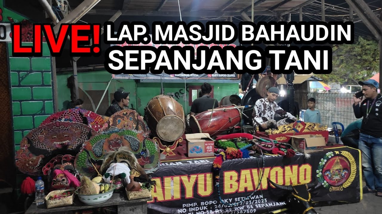 LIVE! Paguyuban Kesenian Jaranan Wahyu Bawono Live Masjid Bahaudin ...