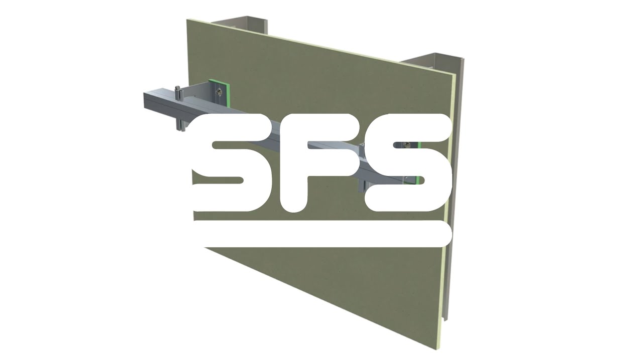 SFS - NVELOPE® NH3 Rainscreen Cladding System - YouTube