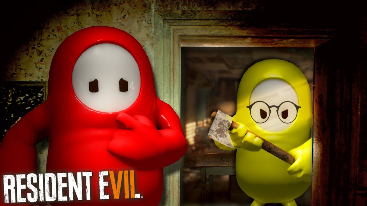 Fall Guys but it's in Resident Evil - YouTube