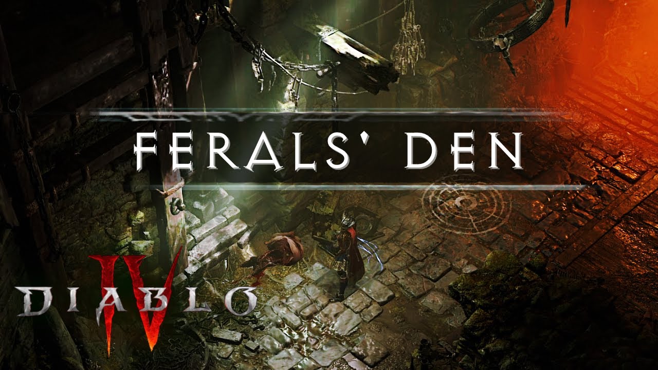 Diablo IV - ACT II - Ferals Den Dungeon OST Music - YouTube