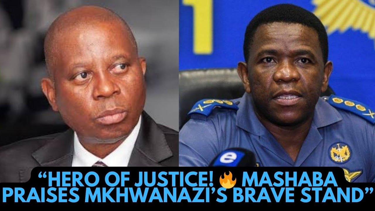 Mashaba Hails General Mkhwanazi as a Hero in the Fight Against ...